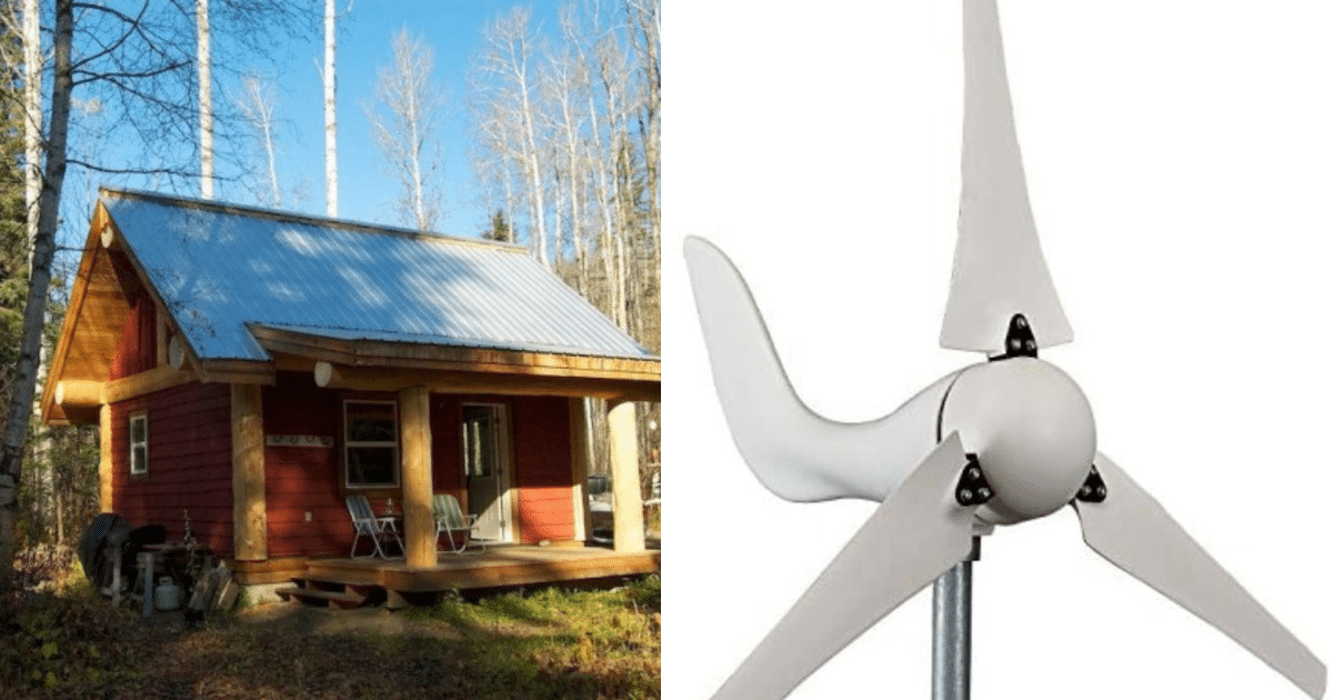 Small Cabin Power Generation - Log Cabin Connection