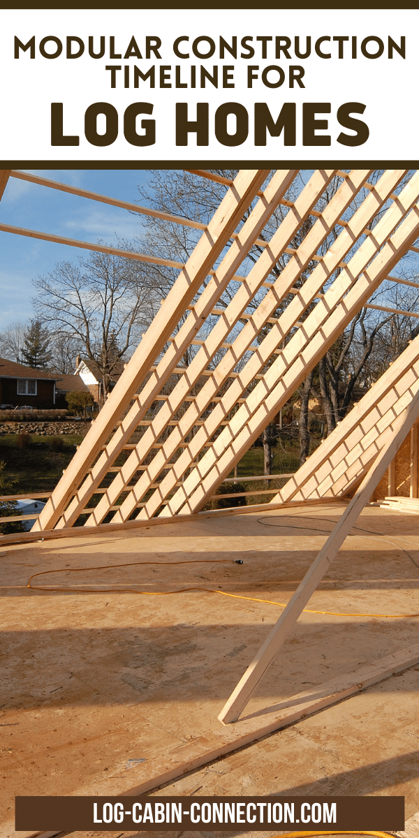 Modular Construction Timeline for Log Homes - Log Cabin Connection