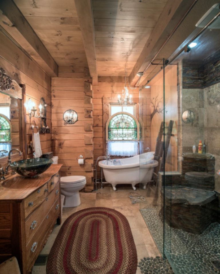 Cabin Bathroom Ideas for a Practical, Rustic Design