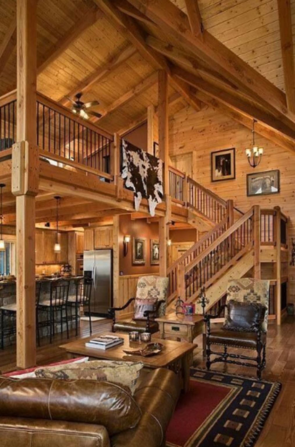 A Cabin Loft Creates a Cozy and Creative Space - Log Cabin Connection