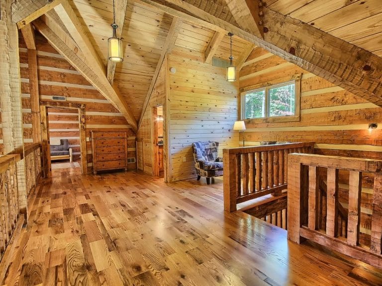 The Barker Wildcat Lodge Will Wow As a Family-Friendly Log Cabin