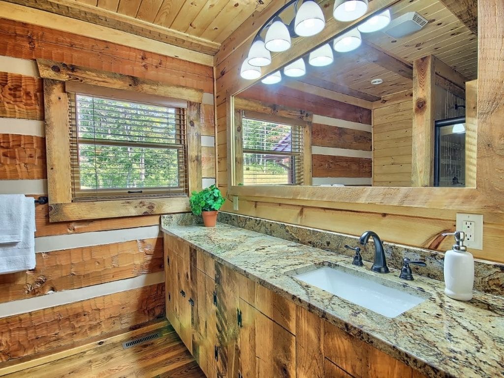 The Barker Wildcat Lodge Will Wow As a Family-Friendly Log Cabin
