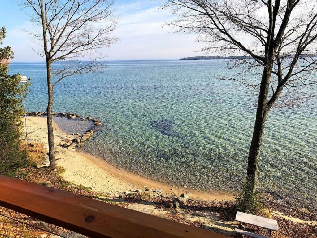 Bay View Lake House is a Log Cabin Built For Large Families