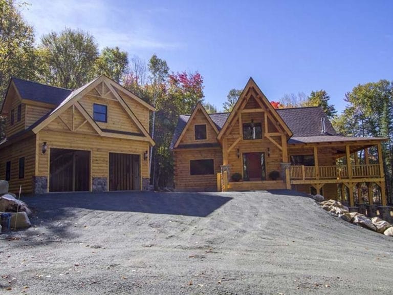 The Birchwood Open Floor Plan is The Rustic Welcome You Desire - Log ...