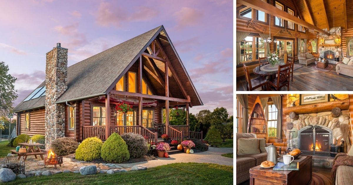 Black Fork Log Home Is The Perfect 1 Bedroom Cabin Getaway