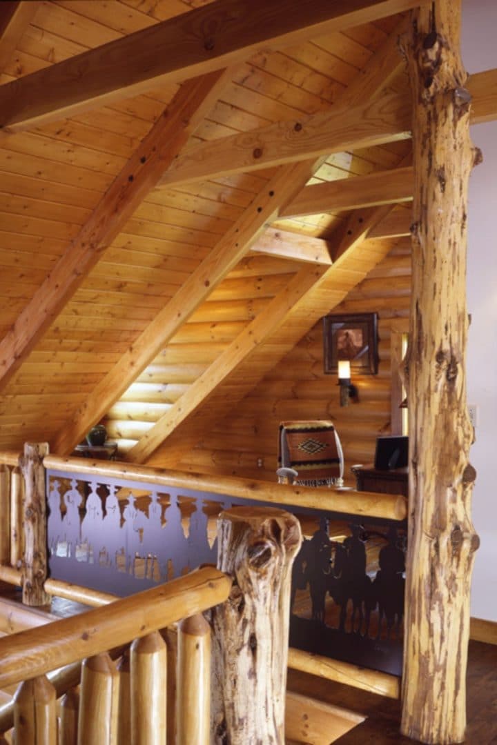 This 2900 SQ FT Carlisle Log Home Is Truly a Dream Come True