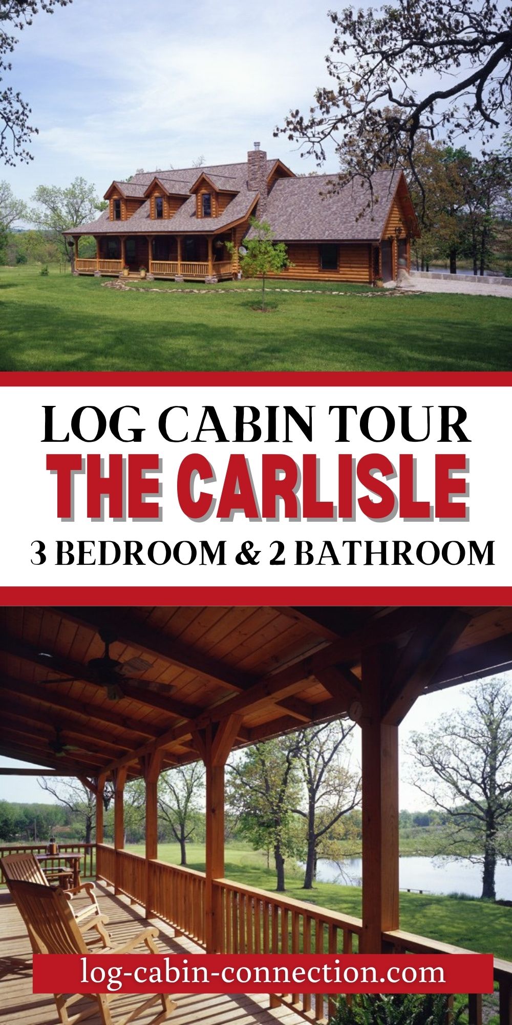 This 2900 SQ FT Carlisle Log Home Is Truly a Dream Come True