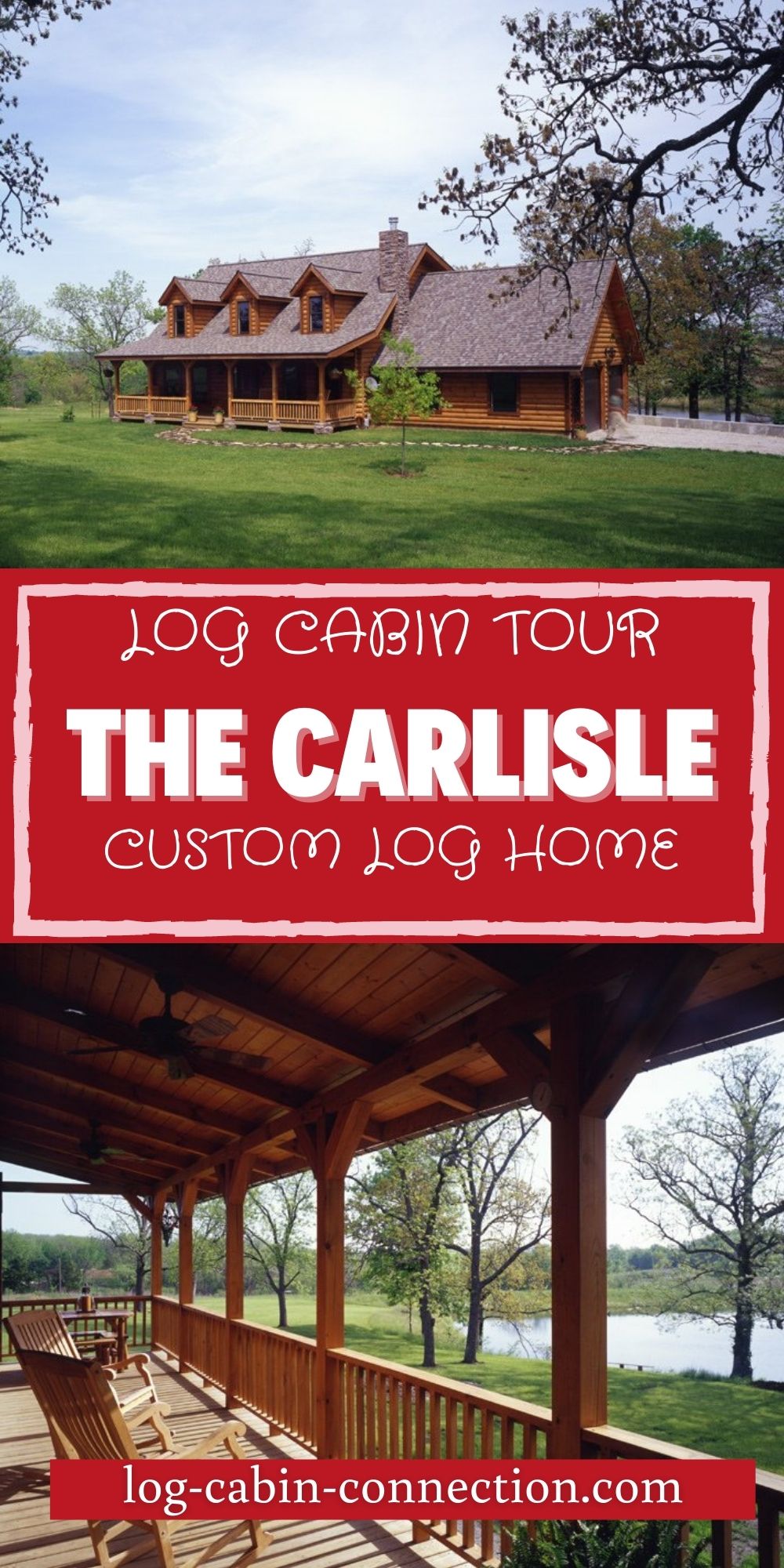 This 2900 SQ FT Carlisle Log Home Is Truly a Dream Come True