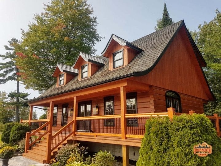 The Louisburg Log Cabin Has Charming French Canadian Influences