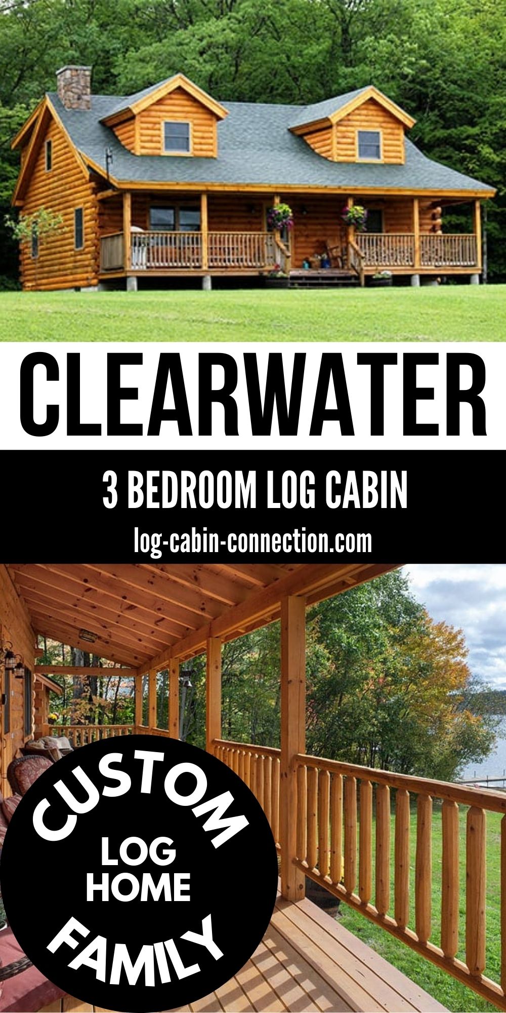 The Clearwater Log Cabin is the Perfect Fusion of Modern and Rustic