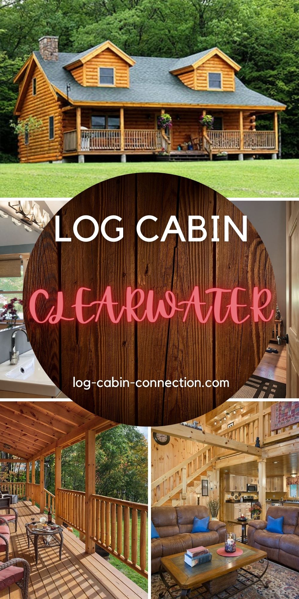 The Clearwater Log Cabin is the Perfect Fusion of Modern and Rustic