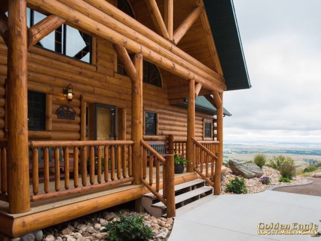 The Country's Best Log Cabin Includes an At Home Theater