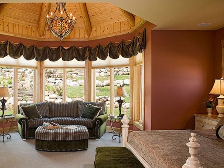 The Northview Lodge Log Home Includes a Gorgeous Basement