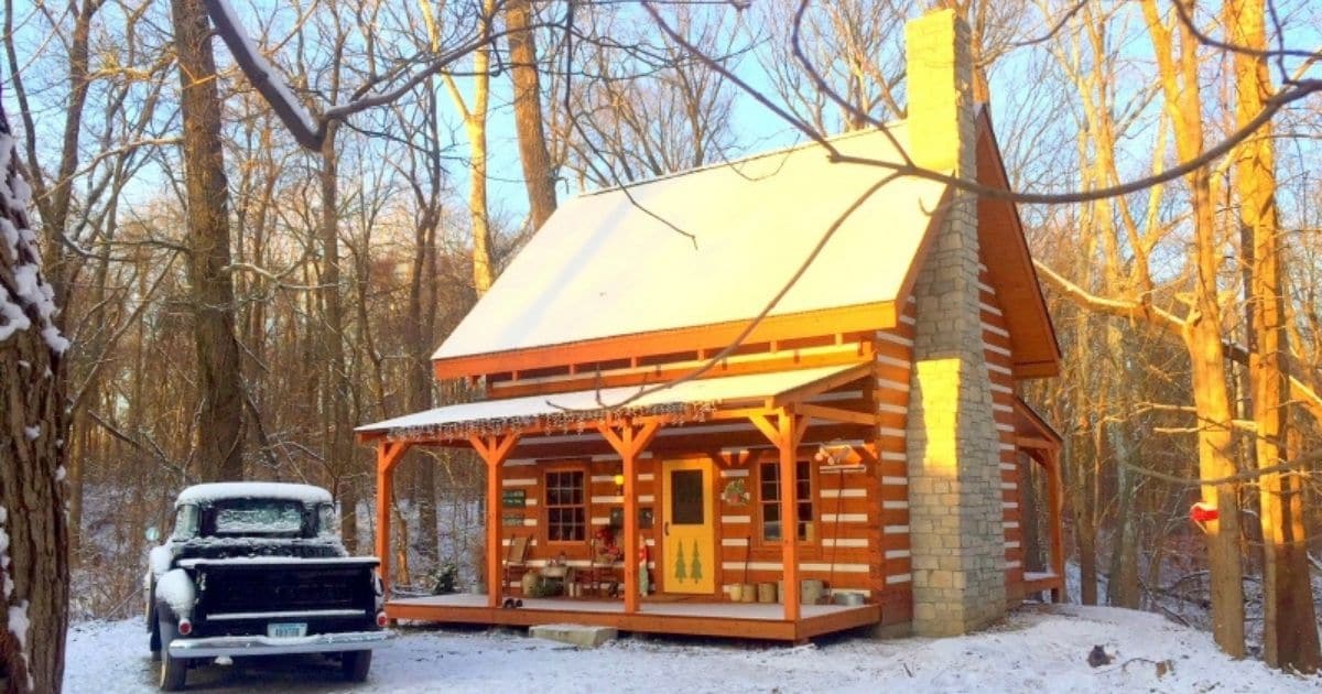 A Stay in The Drummy Log Cabin is a Step Back in Time