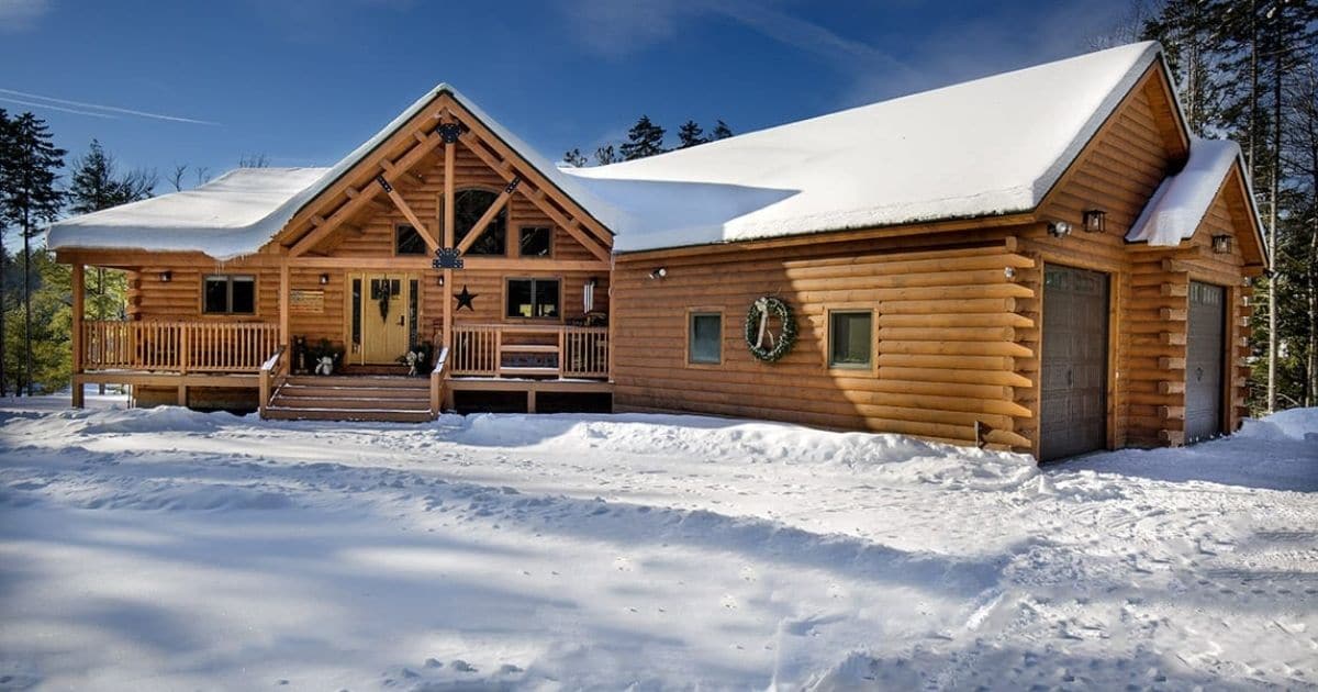 The Jackson is a Deluxe 2 Bedroom Log Cabin Built for Comfort