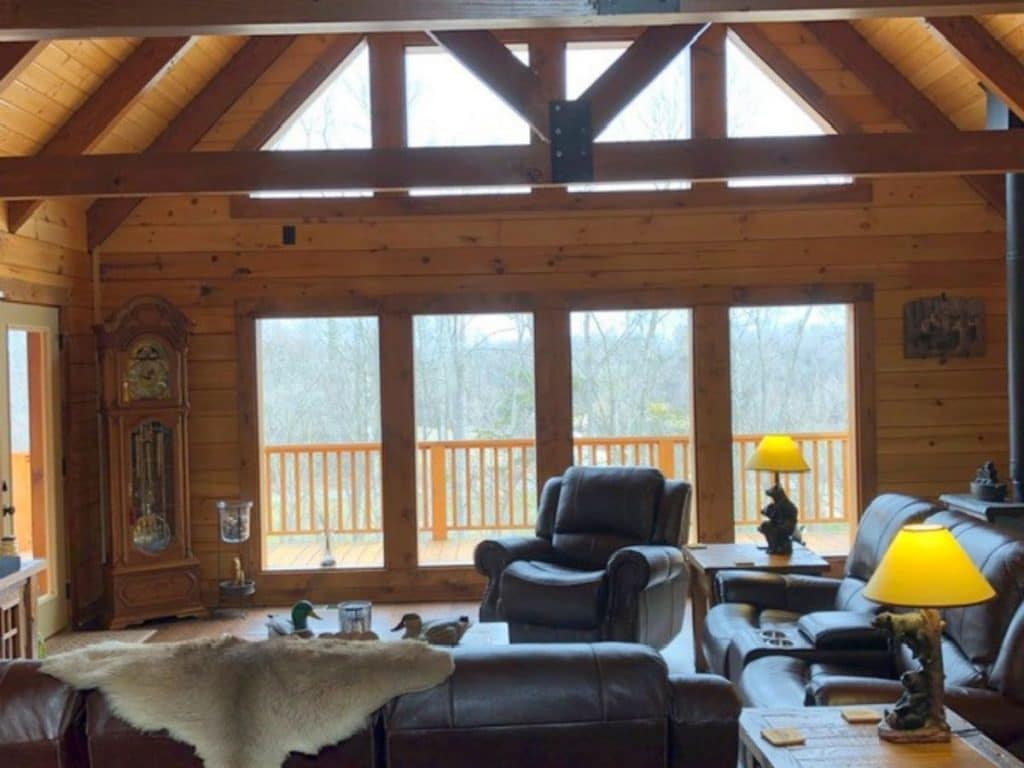 Howlett Home Is a Stunning Lakeside Log Cabin - Log Cabin Connection