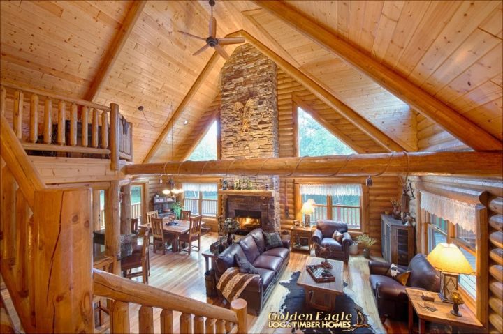 The Lofted Log Cabin Fits Tons In Less Than 2000 SQ FT