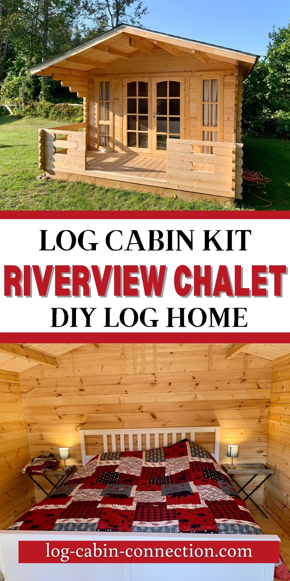 Riverview Chalet is a Simple Studio Style Log Cabin Kit - Log Cabin ...