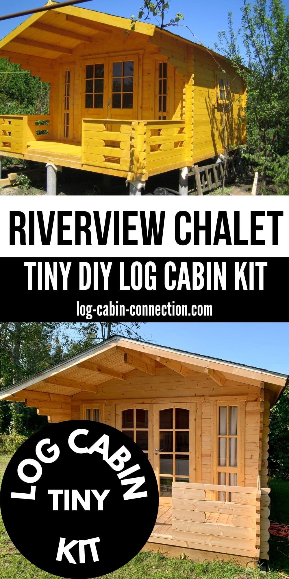 Riverview Chalet is a Simple Studio Style Log Cabin Kit - Log Cabin ...