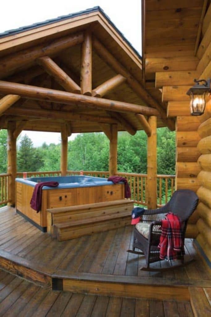 Sunday River Log Cabin Includes Stunning Chef's Kitchen