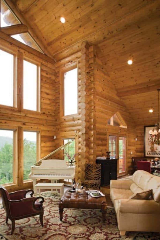 Sunday River Log Cabin Includes Stunning Chef's Kitchen