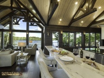 The Timber Lake Is the Modern Log Home of Your Dreams