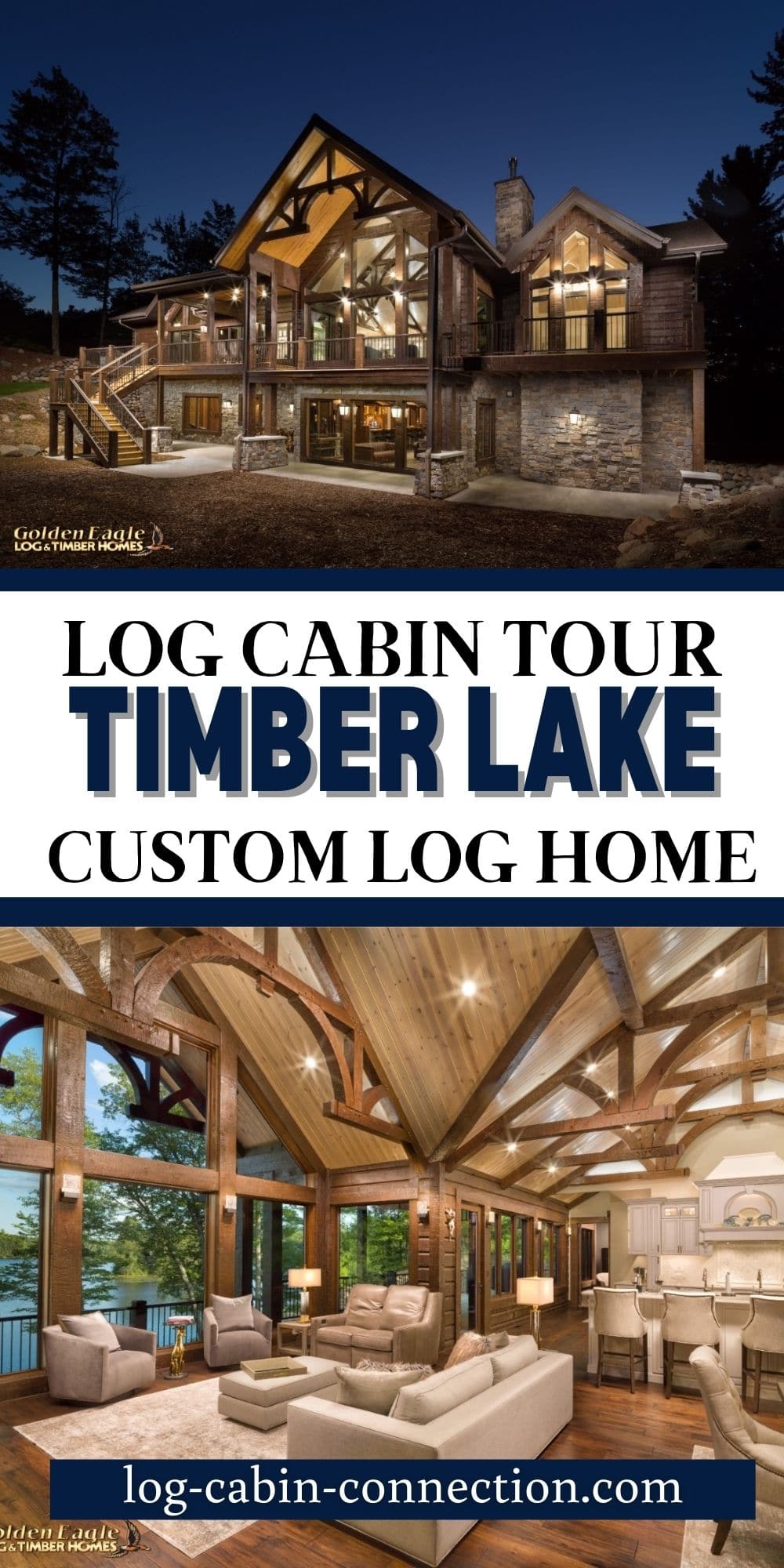 The Timber Lake Is the Modern Log Home of Your Dreams