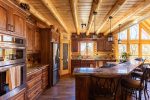 8' Swedish Cope Logs Make the Avonmore a Stunning Log Home