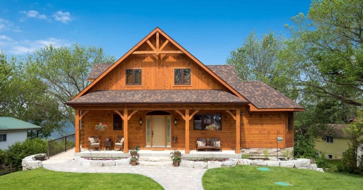 The Cranbrook Log Cabin Is Country Chic Personified
