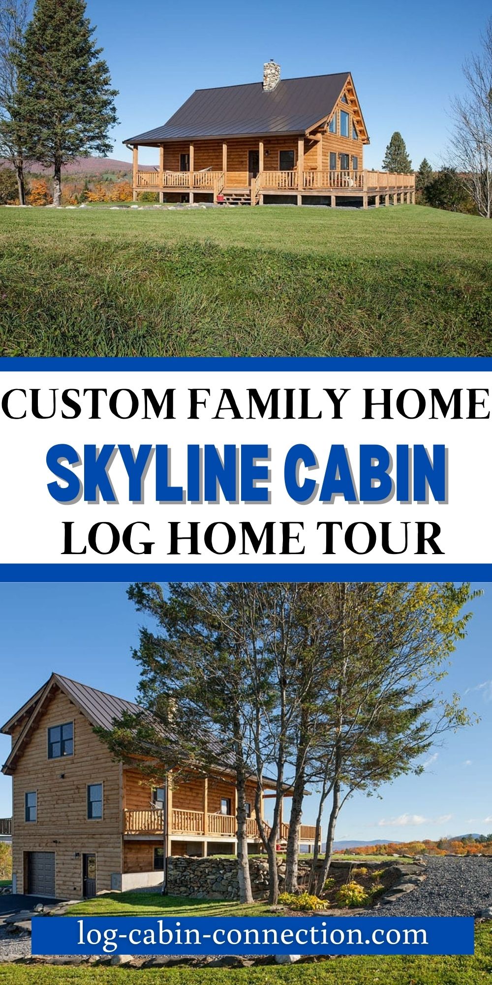The Skyline Log Cabin Is Three Levels of Rustic Charm