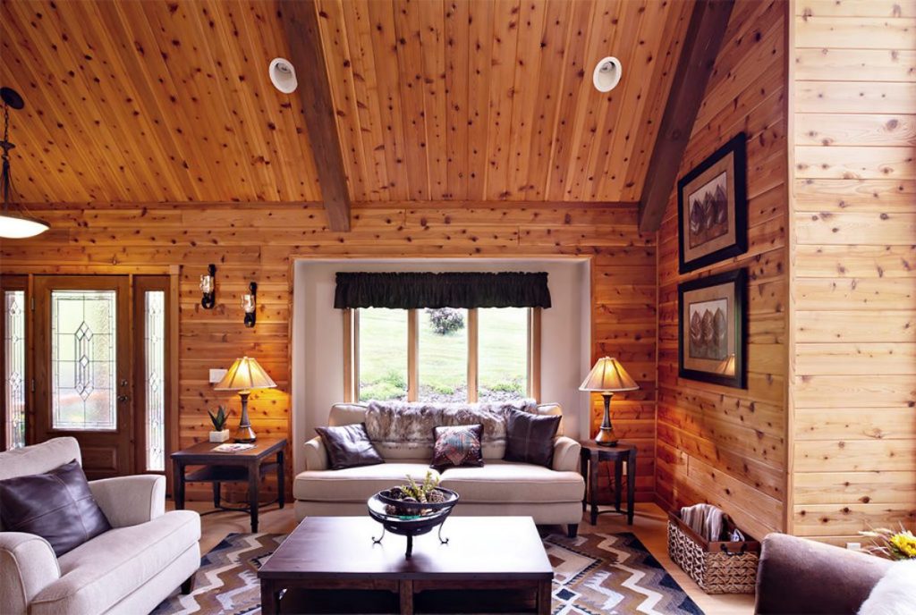 The Cedar Ridge Log Home is a Stylish Fusion of Rustic Accents