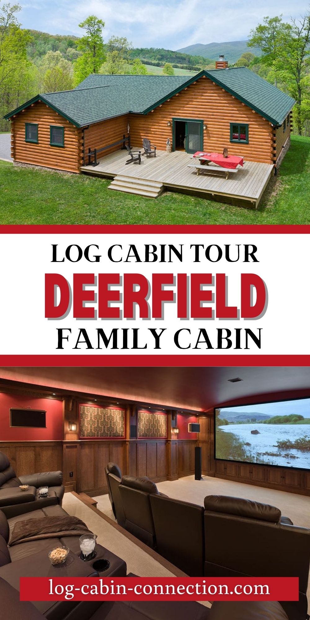 The Deerfield Log Cabin is a Sprawling Modern Take on a Classic Style