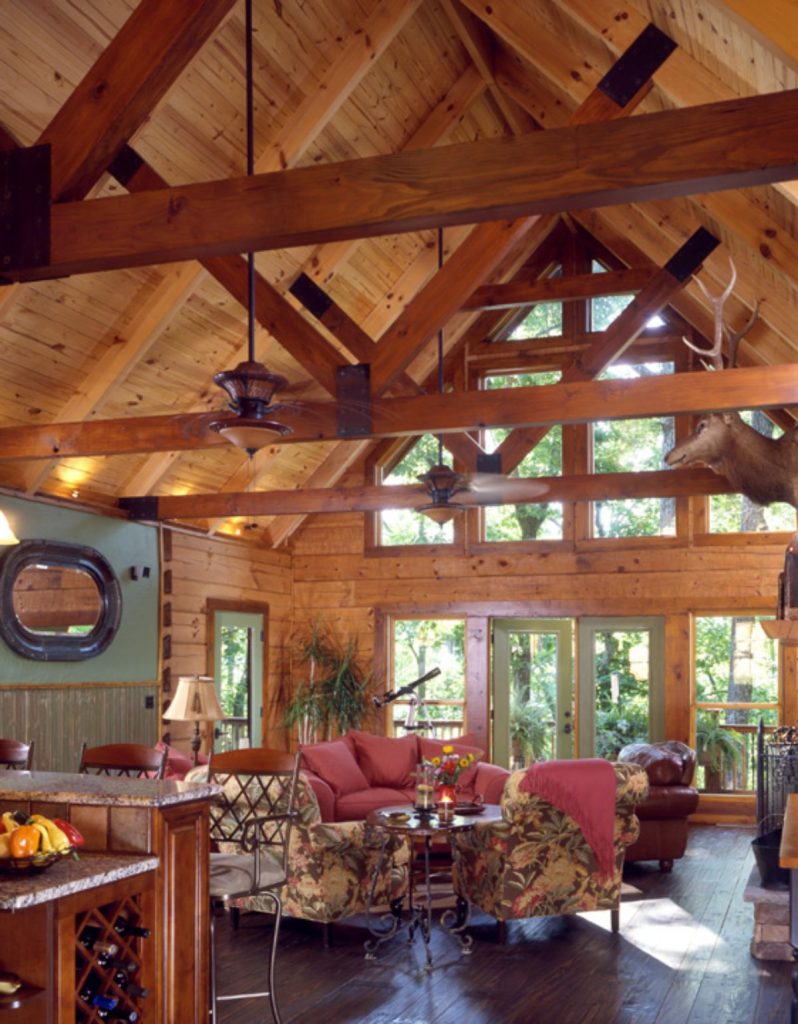 The Elegant Owens Log Cabin Is A Luxury Take on a Classic