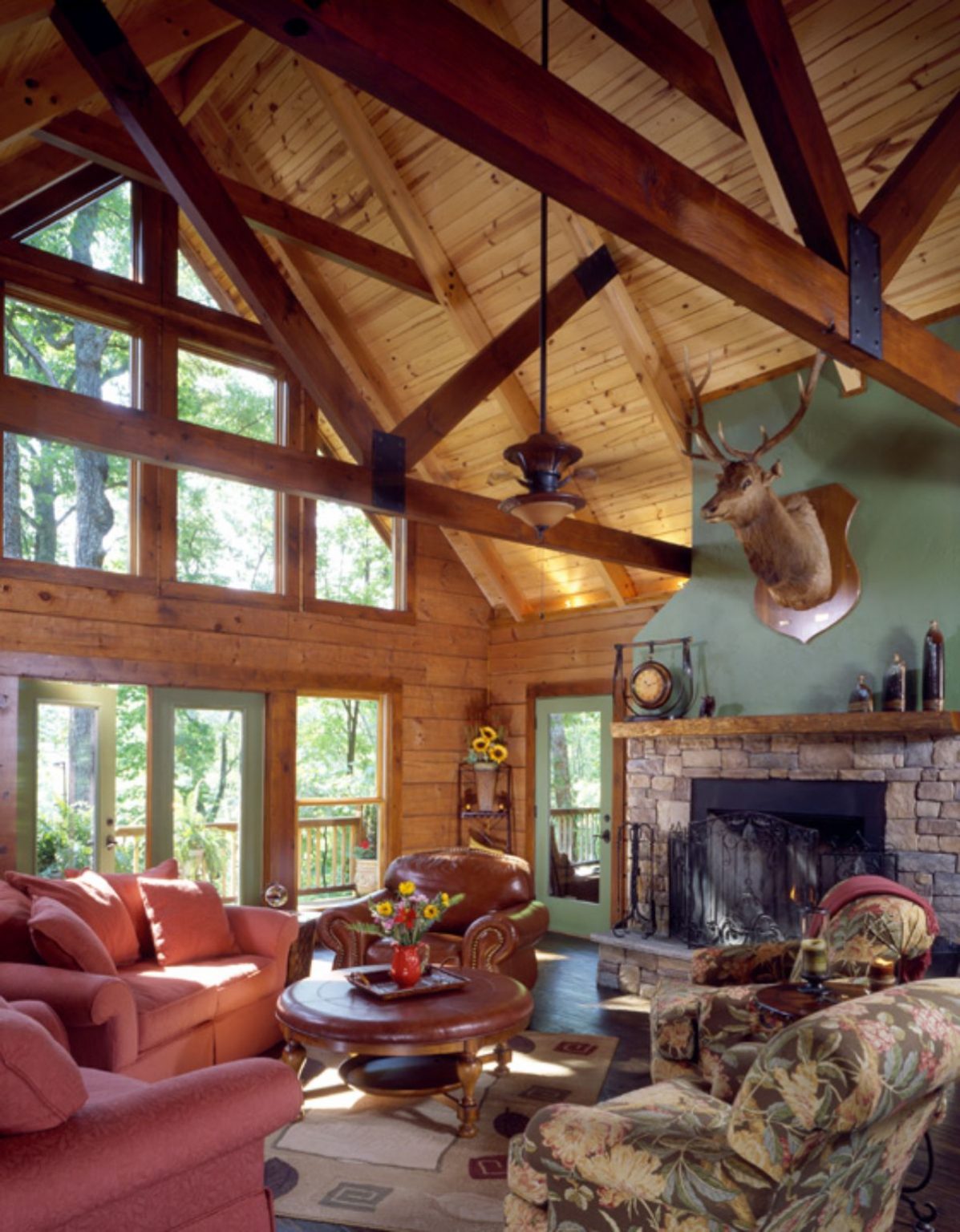 The Elegant Owens Log Cabin Is A Luxury Take on a Classic