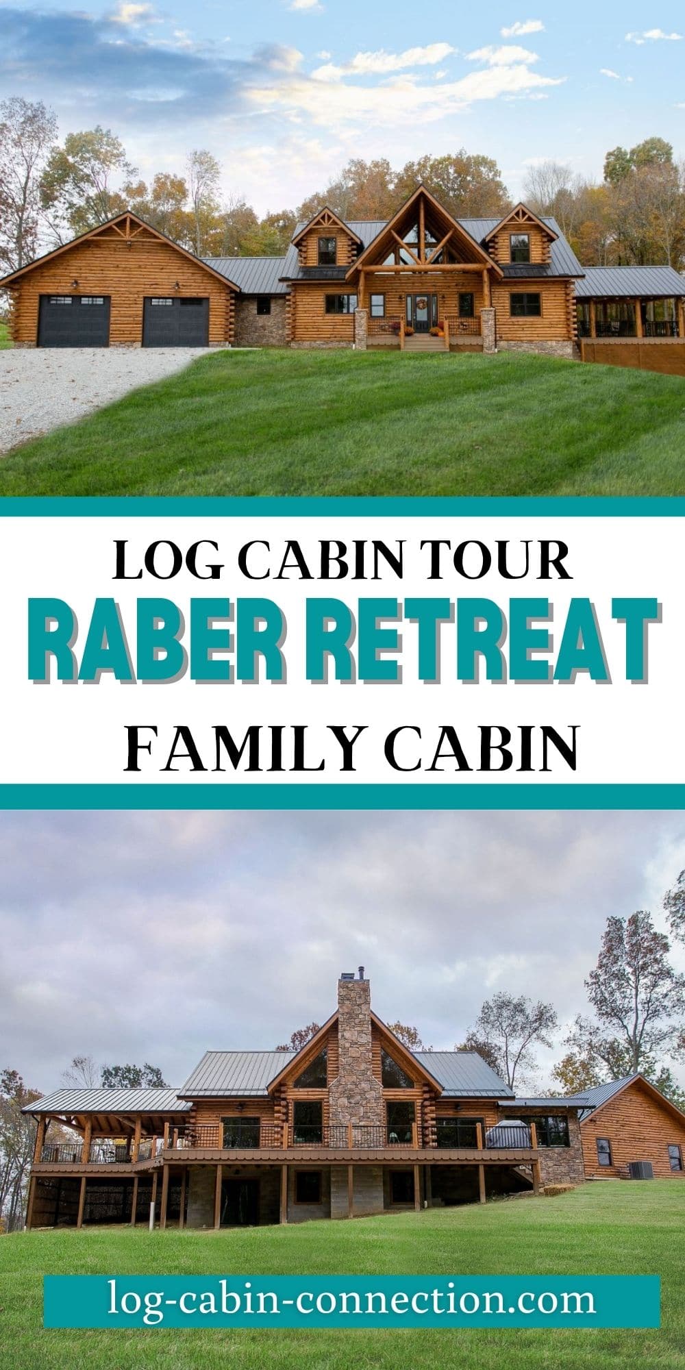 The Raber Retreat is the Epitome of Country Chic - Log Cabin Connection