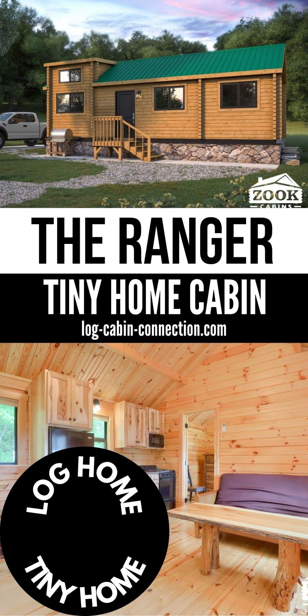 Rancher Park Model Tiny Cabin is a Minimalists Dream