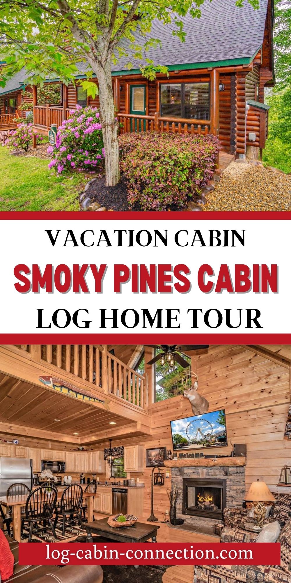 The Smoky Pines Log Cabin is a Perfect Family Retreat