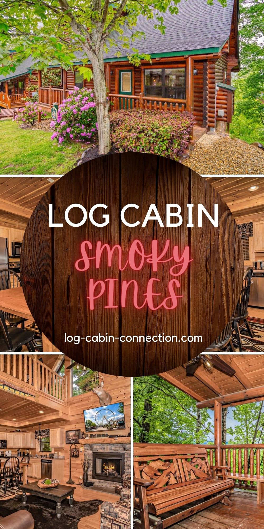 The Smoky Pines Log Cabin is a Perfect Family Retreat