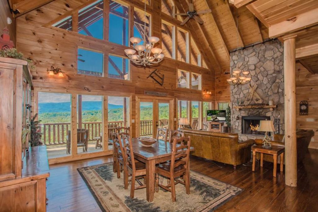 A View to Remember is a Breathtaking Log Cabin Destination