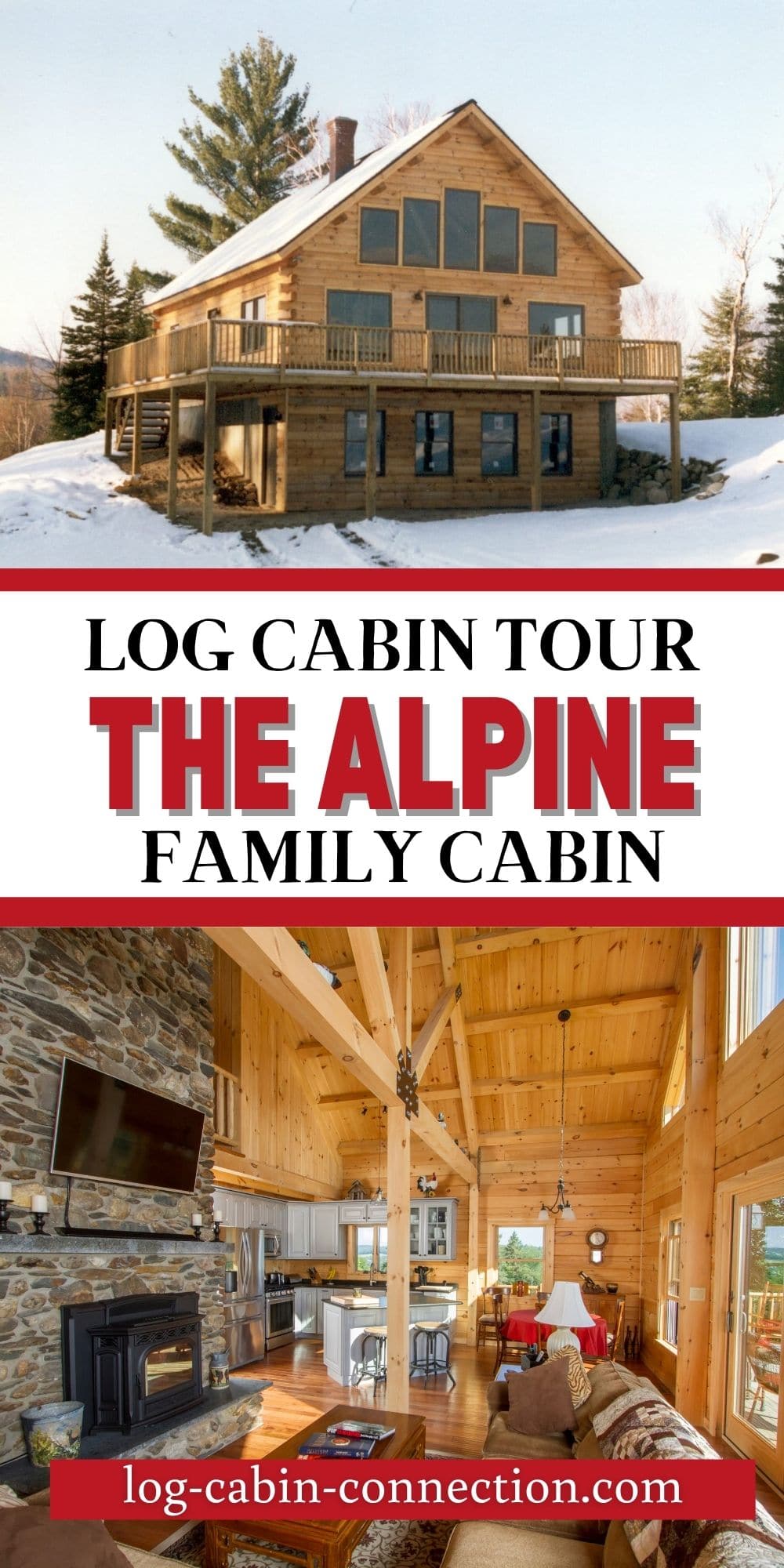 The Charming Alpine is a Chalet Style Log Cabin Retreat