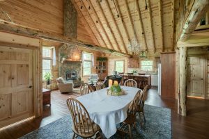 The Garfield Will Wow With Gorgeous Wood and Stonework