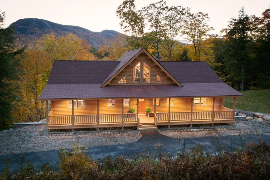 The Addison Log Cabin Tour Features 3 Gorgeous Bedrooms - Log Cabin ...