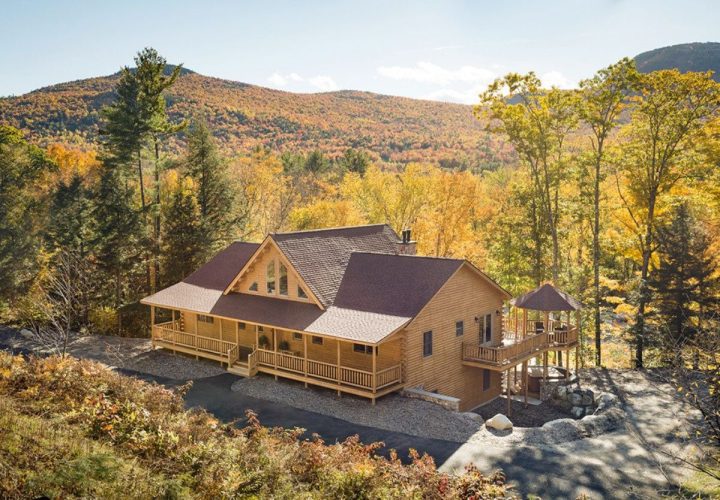 The Addison Log Cabin Tour Features 3 Gorgeous Bedrooms - Log Cabin ...