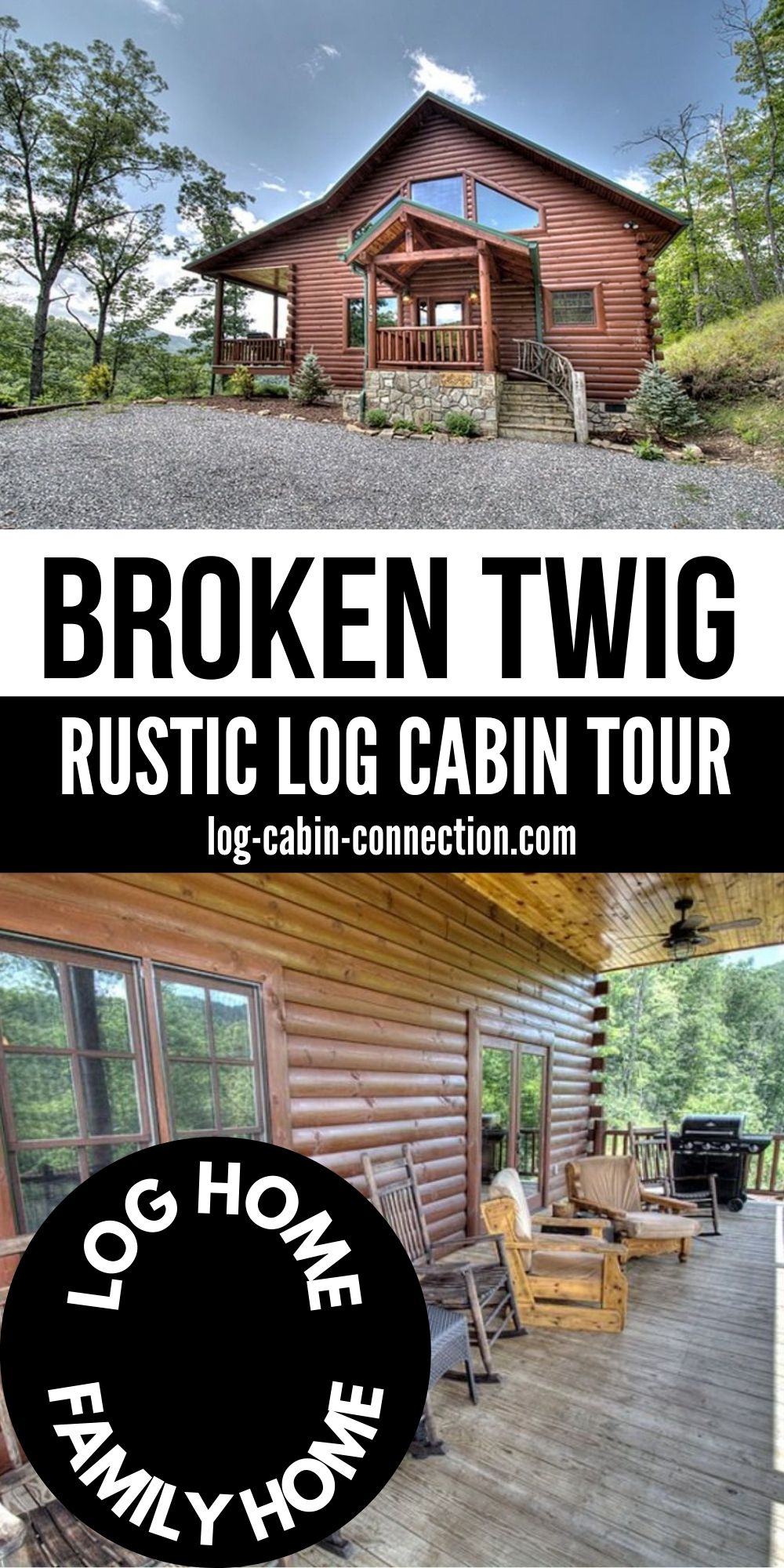 The Broken Twig Log Cabin Was An HGTV Feature Home