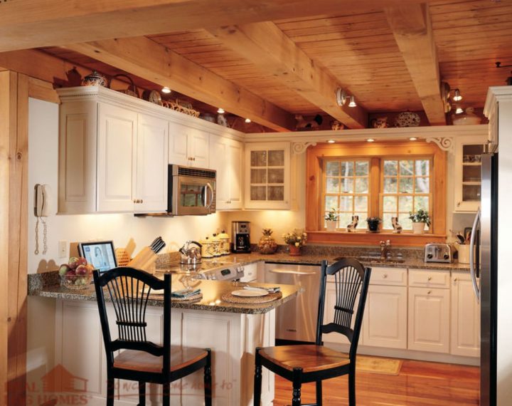 The Hamilton Log Cabin Includes a Covered Porch You'll Love