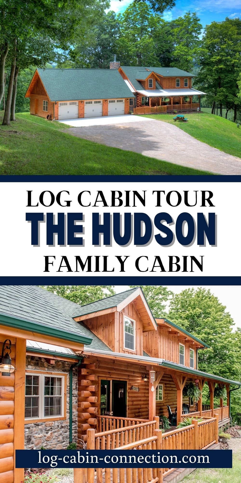 The Pennsylvania Hudson Log Cabin Has a Lovely Modern Kitchen