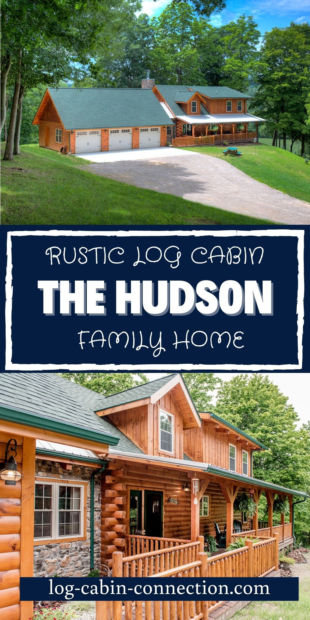 The Pennsylvania Hudson Log Cabin Has a Lovely Modern Kitchen