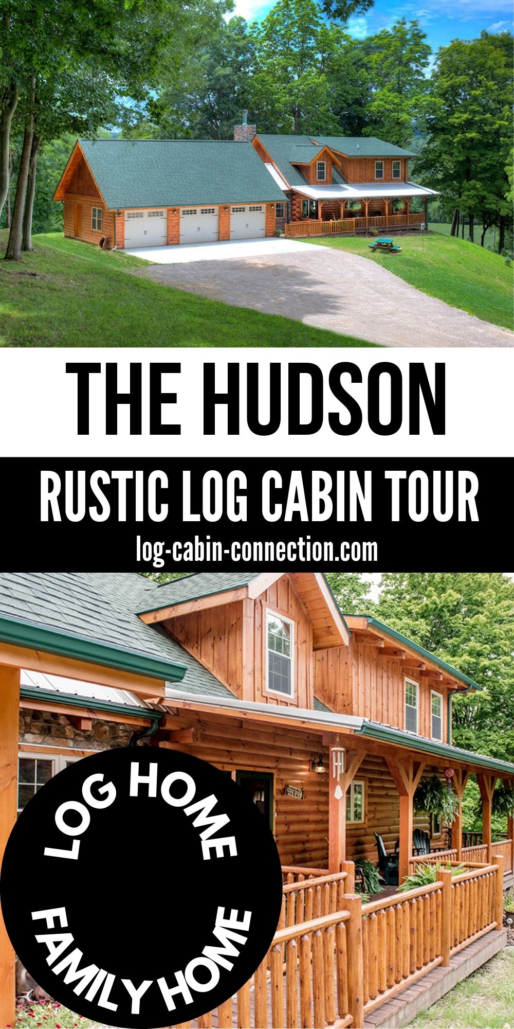 The Pennsylvania Hudson Log Cabin Has a Lovely Modern Kitchen