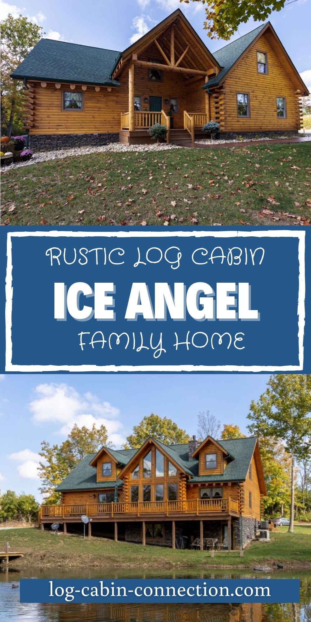 The Ice Angel Cabin is a Classic Lakeside Retreat - Log Cabin Connection