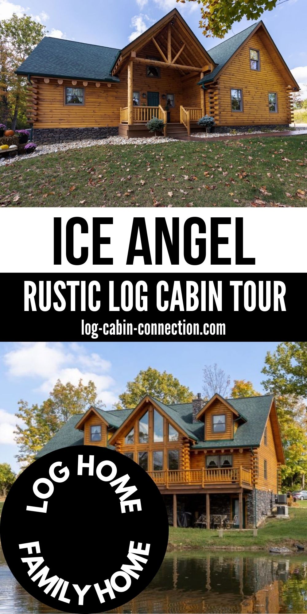 The Ice Angel Cabin is a Classic Lakeside Retreat - Log Cabin Connection